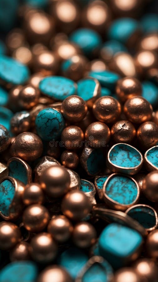 Copper Turquoise Rust Patina Stock Image - Image of corrosion, proofing ...