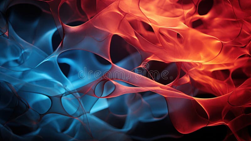 A Close Up of a Bunch of Different Colored Flames, AI Stock Photo ...