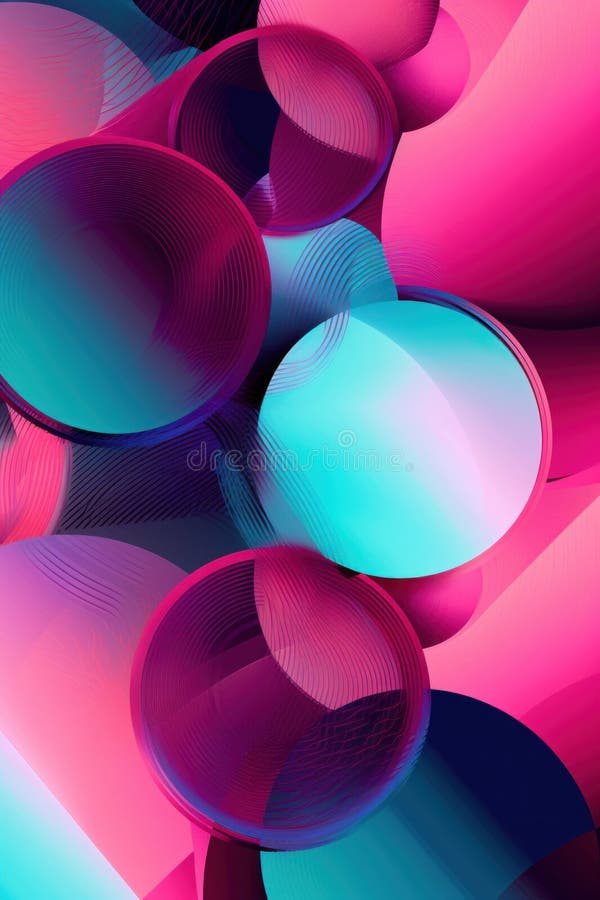 A Close Up of a Bunch of Different Colored Objects. Generative AI Image ...