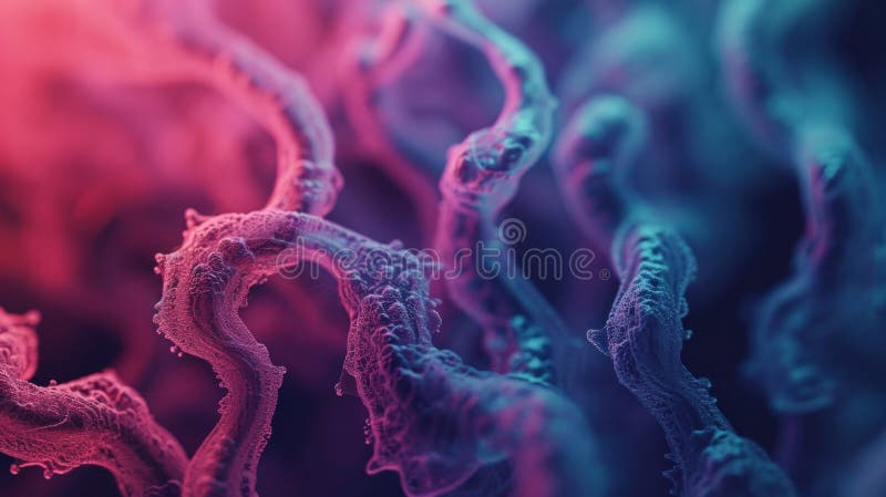 A Close Up of a Bunch of Different Colored Strands, AI Stock ...