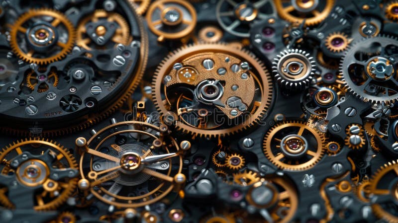 Close Up of a Bunch of Gears Stock Photo - Image of transmission ...