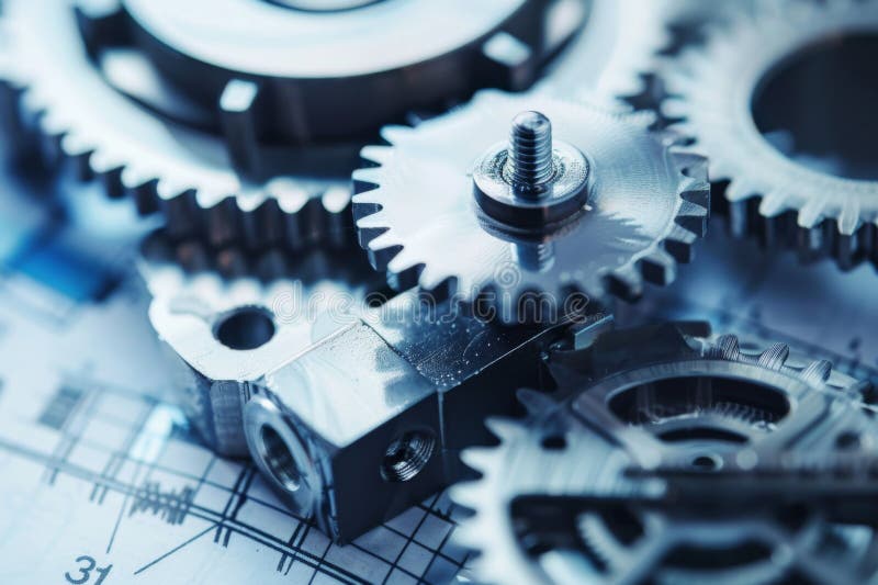 Close Up of a Bunch of Gears Stock Image - Image of rotation, intricate ...