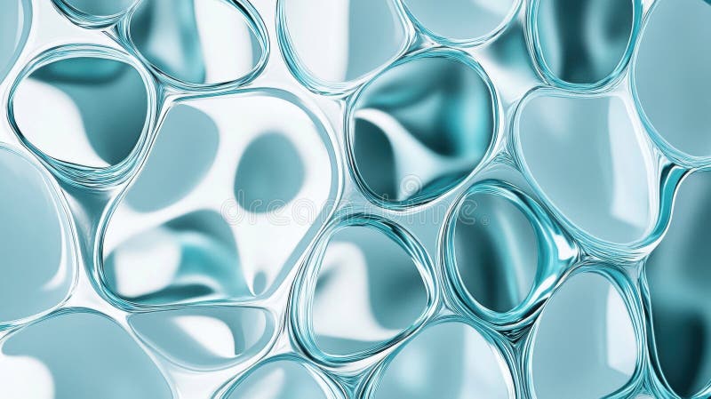 A Close Up of a Bunch of Glass Bubbles Stock Illustration ...