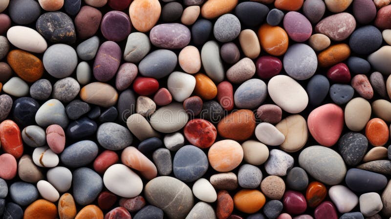 A Close Up of a Bunch of Rocks. Generative Ai Stock Image - Image of ...
