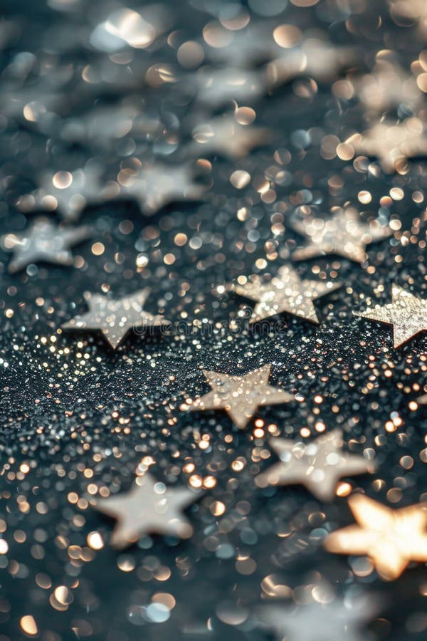 A Close Up of a Bunch of Stars on a Table. Perfect for Various Design ...