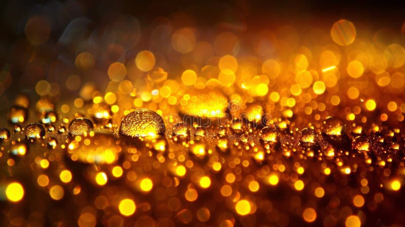 A Close Up of a Bunch of Water Droplets on the Ground, AI Stock ...