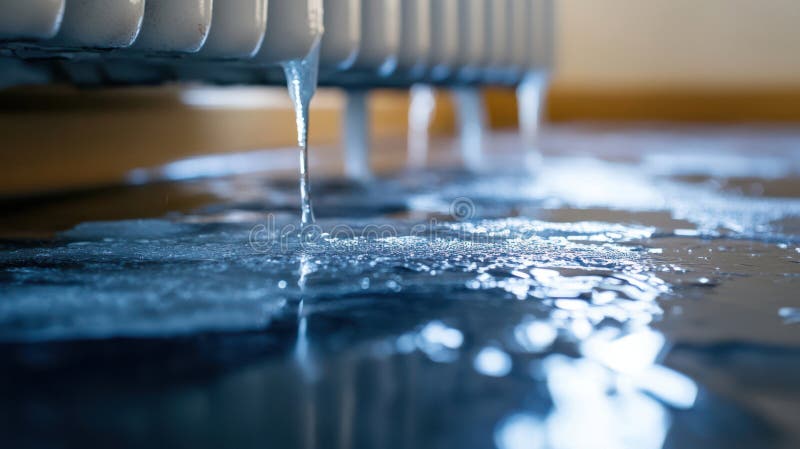 A Close Up of a Bunch of Water Running Down a Floor Stock Illustration ...