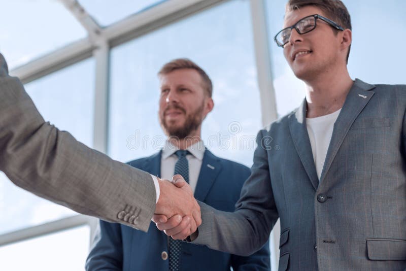 Close Up. Business Handshake Reliable Business Partners Stock Photo ...