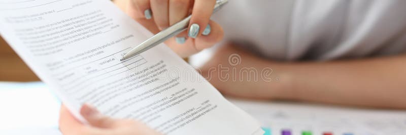 Two Employees Using Graphs for a Report Stock Photo - Image of ...