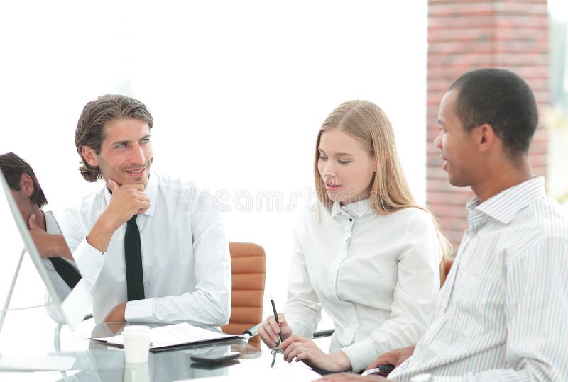 Close Up .business Team Discussing Business Issues Stock Photo - Image ... Close Up .business Team Discussing Business Issues Stock Photo - Image ...