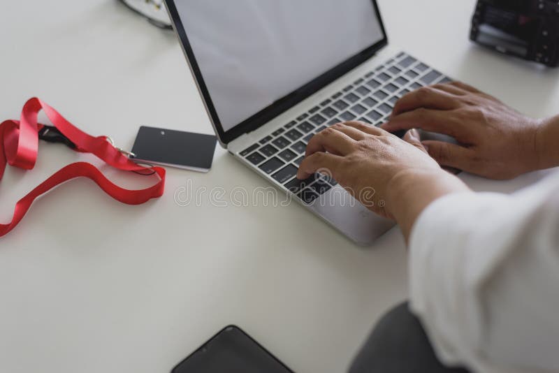 Designers are Preparing for Work Stock Image - Image of device ...