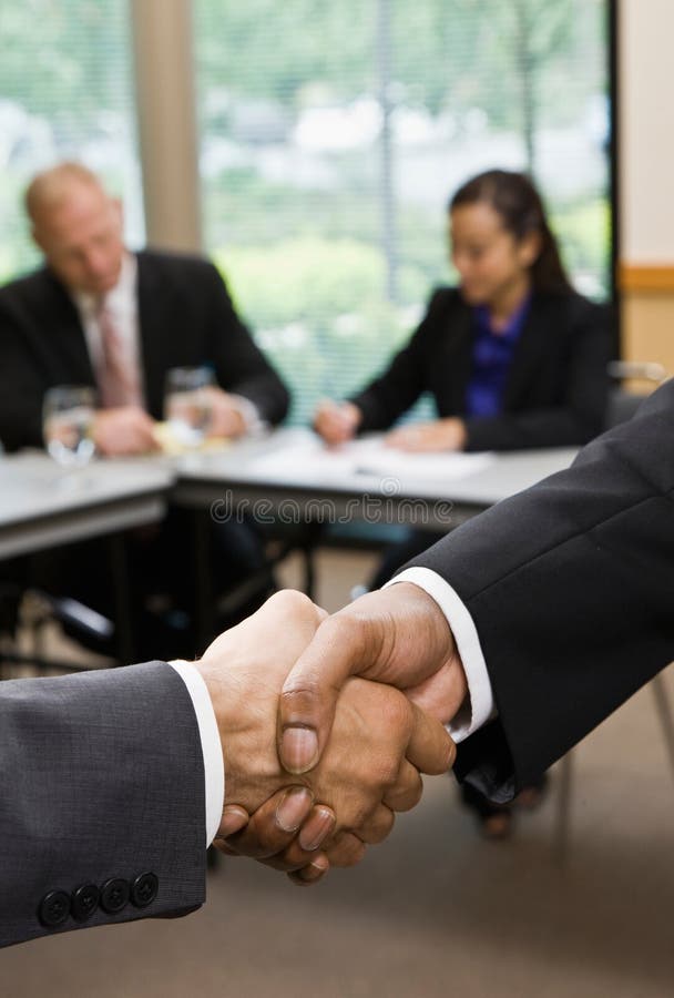 Close Up of Two Shaking Male Hands Casual Wear Stock Photo - Image of ...