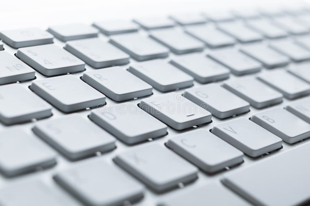 Close Up of Buttons of Computer Keyboard Stock Image - Image of concept ...