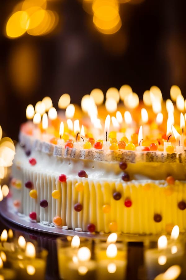 Birthday Cake Many Candles Stock Illustrations – 168 Birthday Cake Many ...