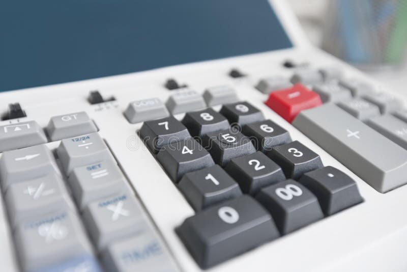 Close-up of calculator stock image. Image of sign, calculator - 29675113
