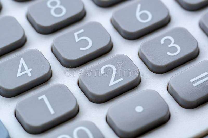 Close Up of Calculator Button or Key Stock Image - Image of constants ...