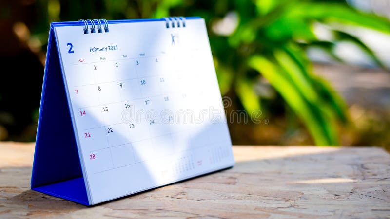 The Date on the Calendar Indicates the New Beginning of the Year Stock ...