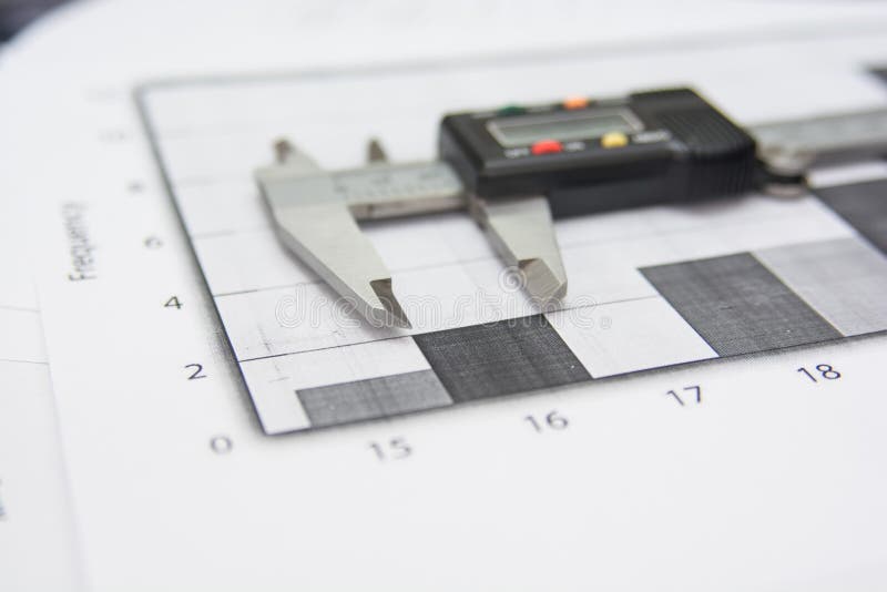 Close-up of caliper stock photo. Image of machine, engineer - 84590280