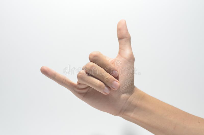 Calling hand stock image. Image of comeback, female, require - 1127261