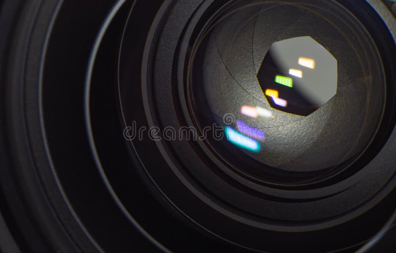 Close up camera aperture stock image. Image of equipment - 270385375
