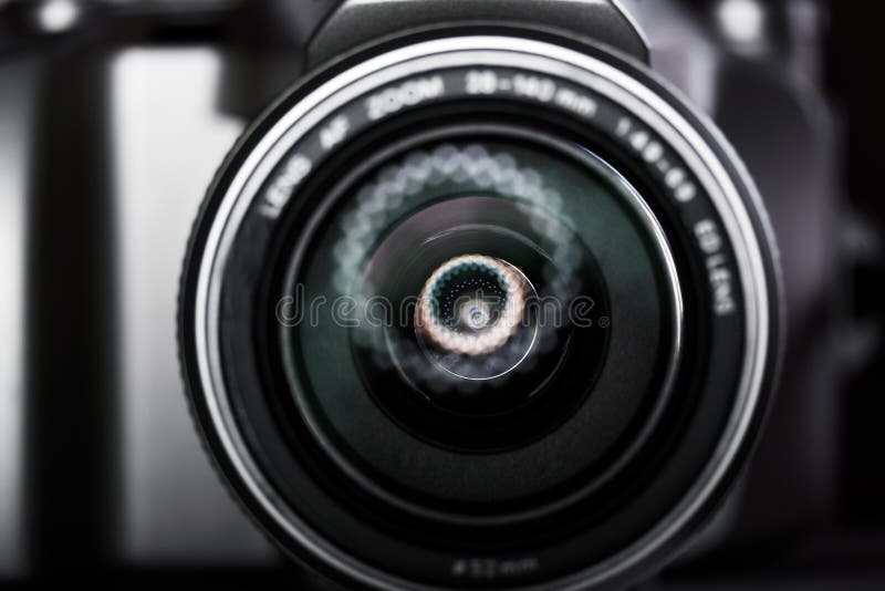 Close-up camera stock image. Image of snap, lens, view - 33561891