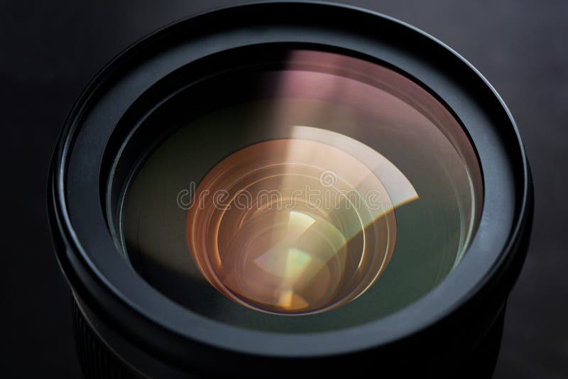 Close up of camera lens stock image. Image of electronic - 63115401