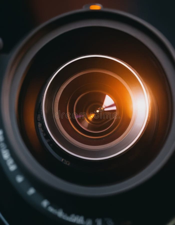 Camera Lens Close-Up stock image. Image of design, detail - 314085691