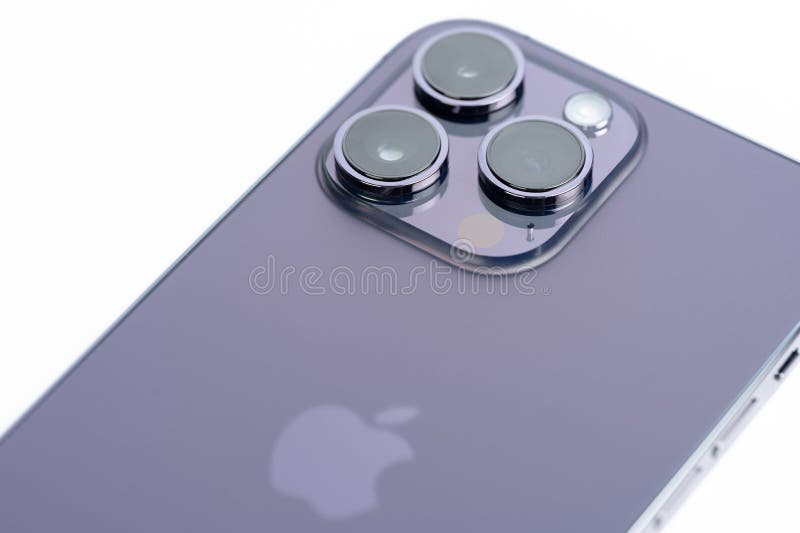 Close Up of Camera Set on Iphone 14 Pro Max Editorial Stock Image ...