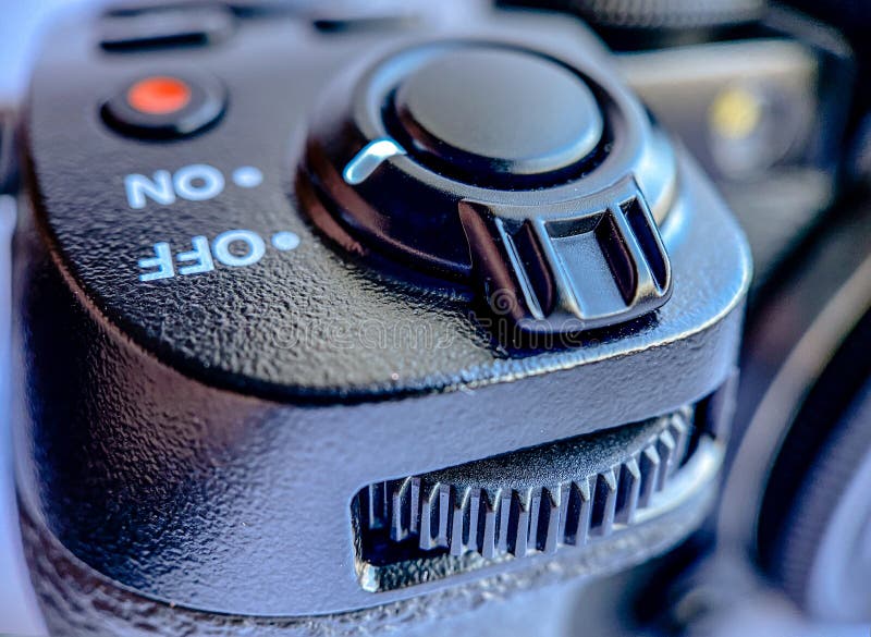 Close-up of the Cameras Shutter Lever, Iso Sensitivity Selection ...