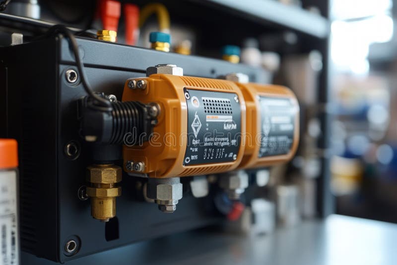 A Close-up of a CAMM (Compressed Air Motor Module), Technical and ...