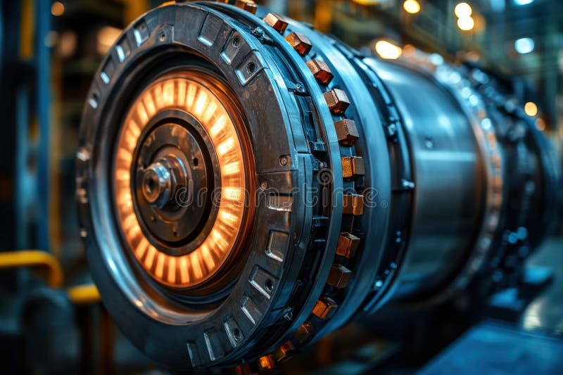 A Close-up of a CAMM (Compressed Air Motor Module), Technical and ...