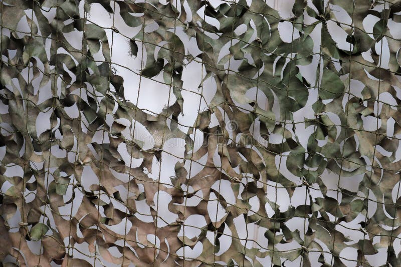 Close-up of a Camouflage Net for Military Use - Background Texture ...