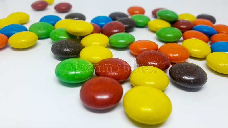 Close-up Candy Chocolate Milk Stock Image - Image of enclosed, detail ...