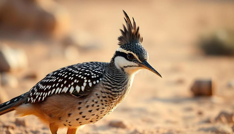 Close-up of Captivating Greater Roadrunner Showcasing Crest and Tail ...