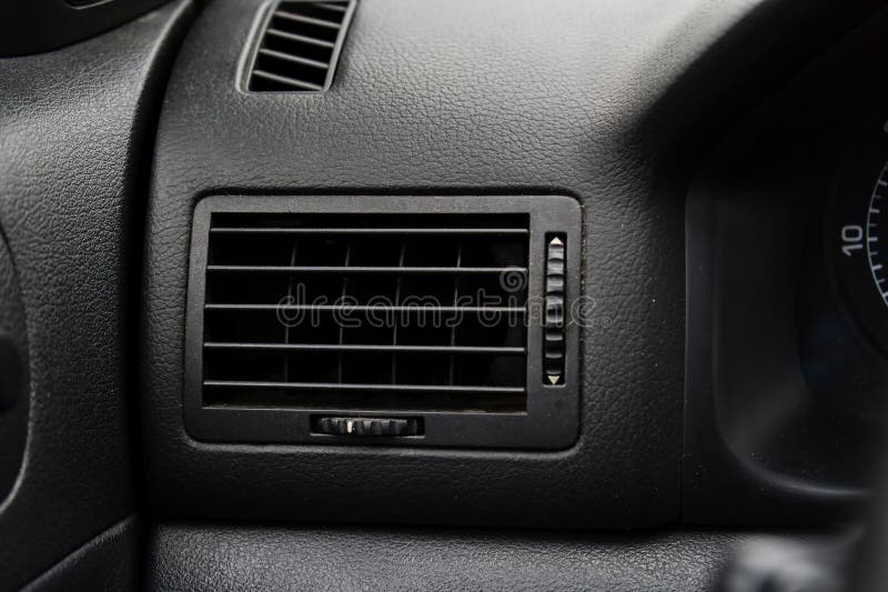 Close-up of Car Air Vent Control Stock Photo - Image of airconditioning ...