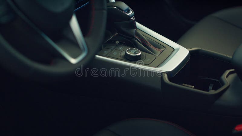 Close Up of Car Automatic Gearbox Control Buttons Stock Photo - Image ...