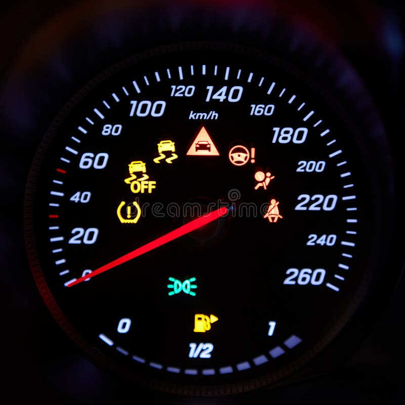 Dashboard of a sports car stock image. Image of petrol - 10763001