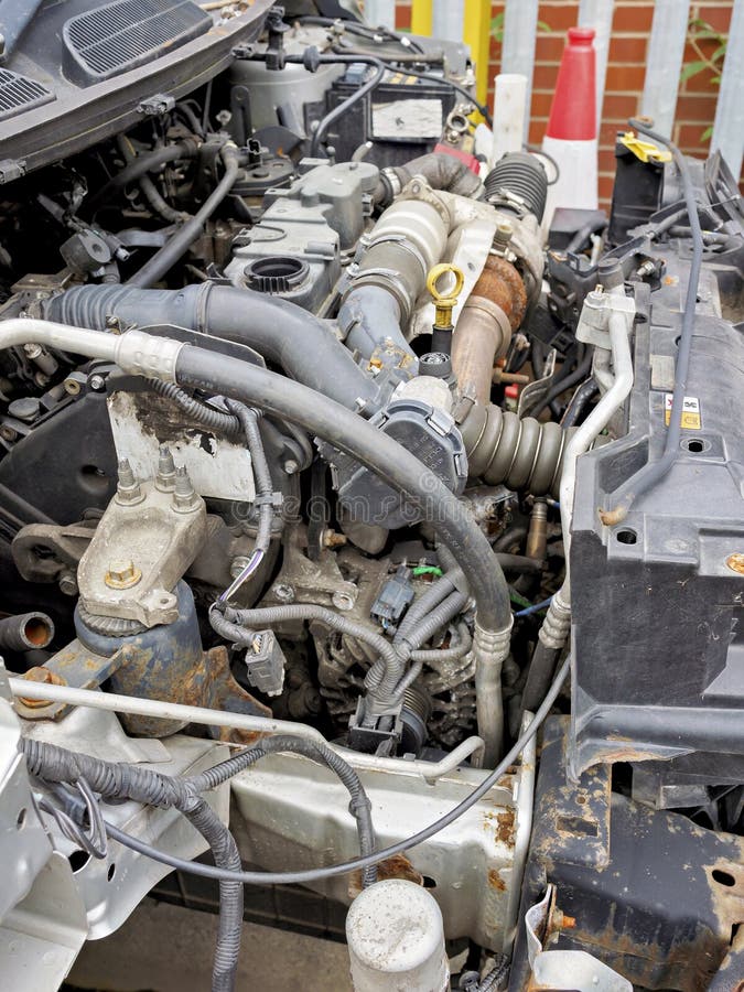 Close Up Car Engine Mechanics Work Automotive Workshop Setting Stock Photos - Free & Royalty ...