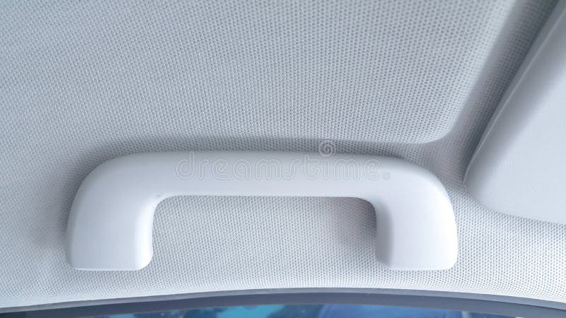 Close Up of Car Handrail. Hand Grip in Car for Safety Stock Image ...