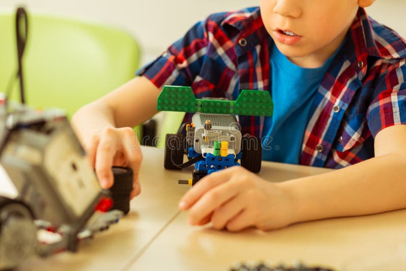 Close Up of a Car Model on the Table Stock Image - Image of development ...