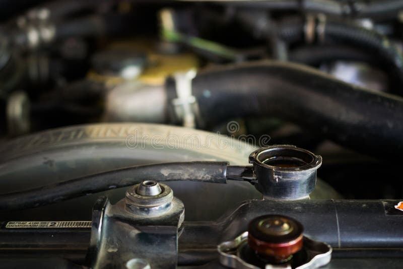 Close up of car radiator stock photo. Image of industry - 119933796