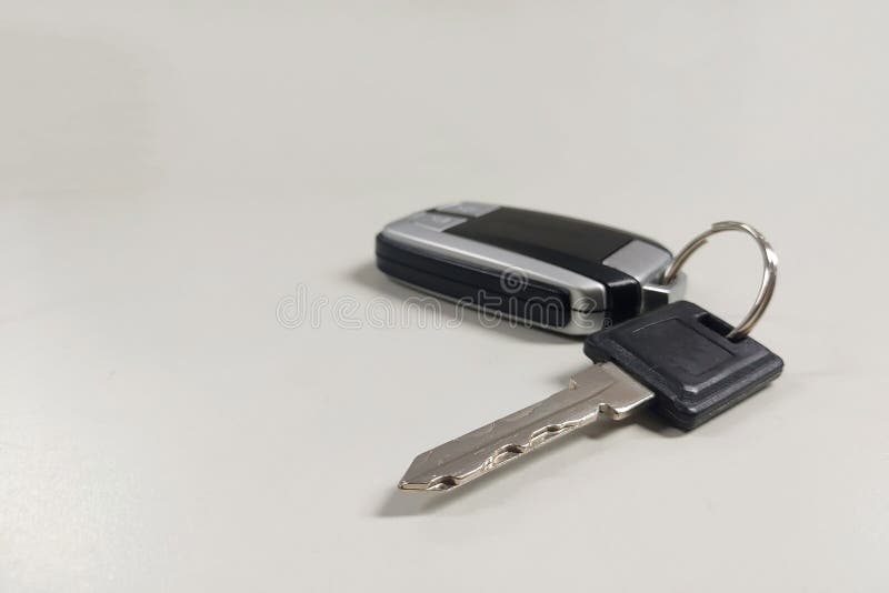 Close Up of Car Remote Key on White Background Stock Image - Image of ...