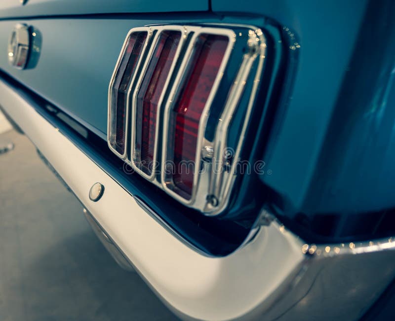 Close-up of a Car S Tail Lights Editorial Stock Photo - Image of bright ...