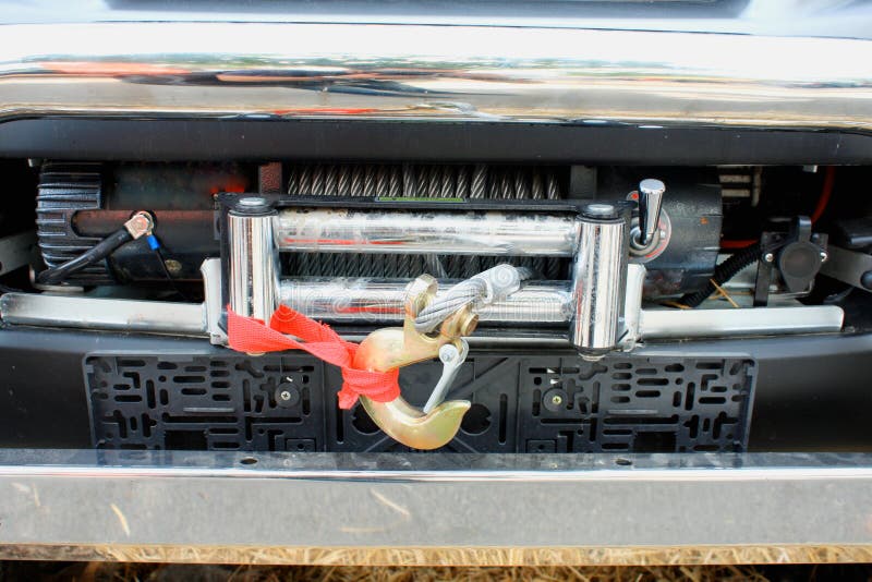 Car Tow Rope stock image. Image of lock, metal, bright - 16482725