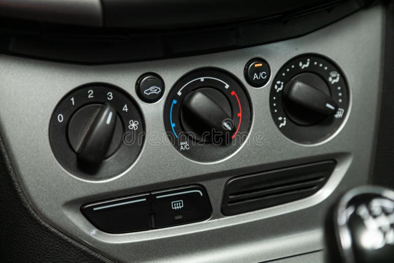 Close Up Car Ventilation System and Air Conditioning Stock Image ...