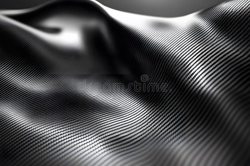 Abstract Carbon Fiber Surface with Dynamic Waves for Modern Design ...