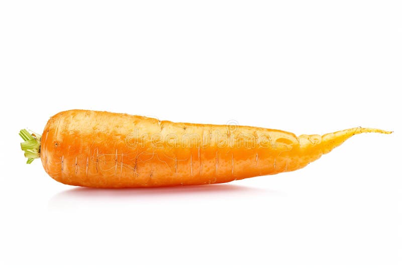 Close Up of a Carrot on a White Background Stock Image - Image of ...