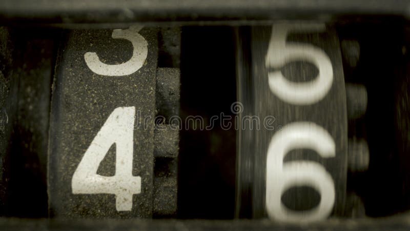 Numbers Moving on Cassette Tape Counter Stock Footage - Video of ...