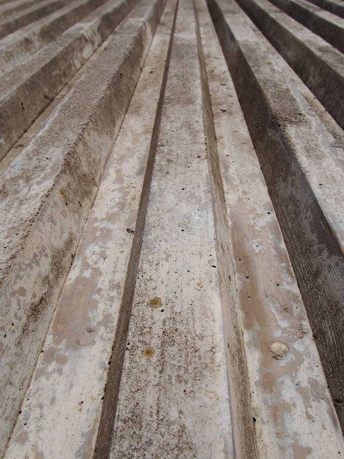Ribbed Concrete Road Texture Stock Photo - Image of horizontal, built ...