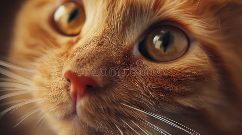 A Close Up of a Cat Looking at the Camera Stock Photo - Image of tabby ...